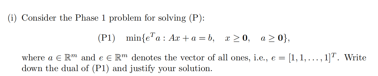Solved Consider the following polyhedron in standard form: P | Chegg.com