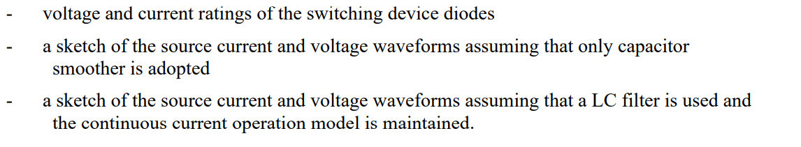 Solved You are required to design a single-phase full bridge | Chegg.com