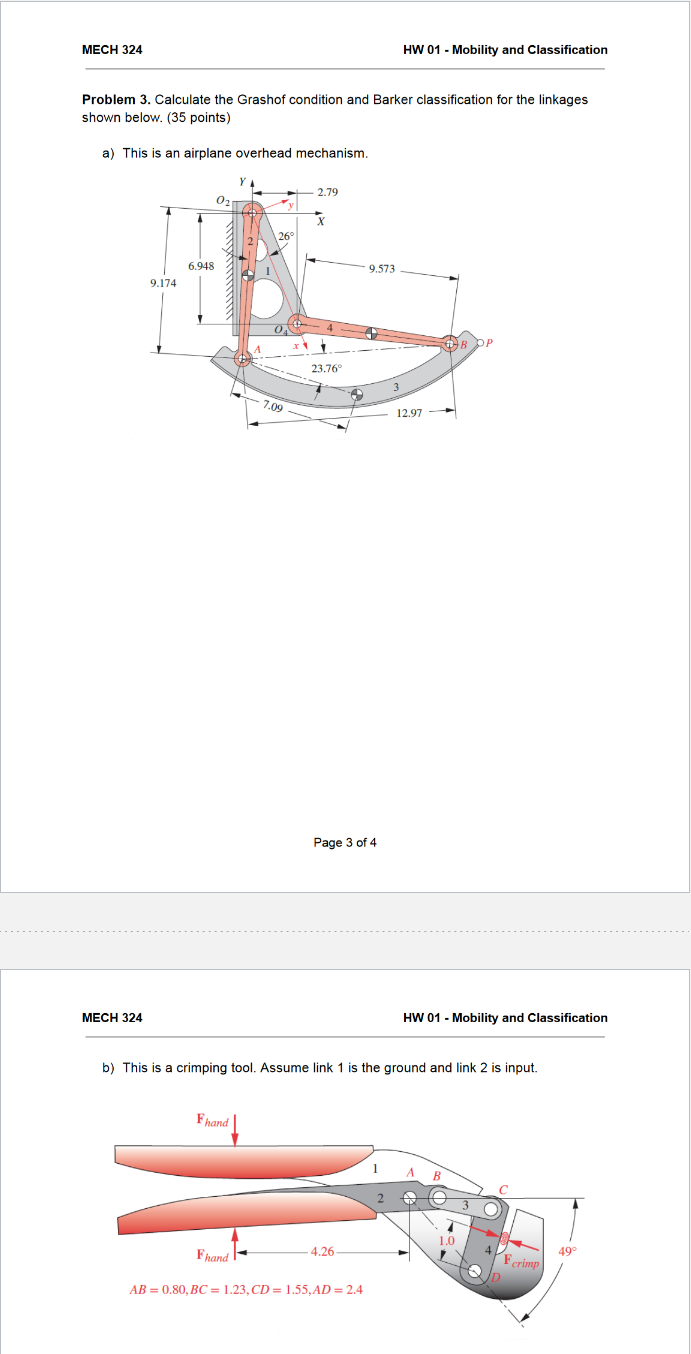 Solved Problem 3. Calculate the Grashof condition and Barker | Chegg.com