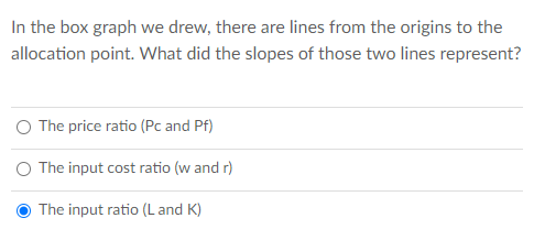 Solved In the box graph we drew, there are lines from the | Chegg.com