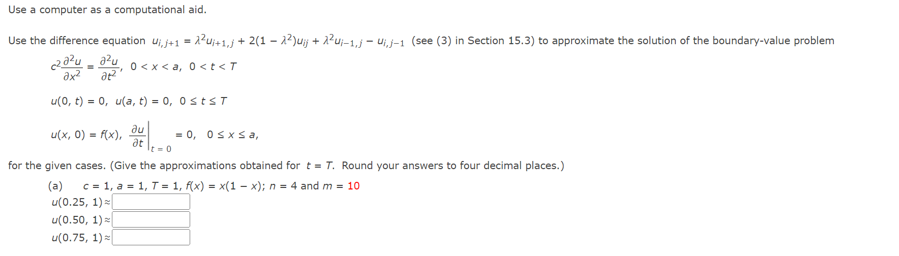 Solved Use a computer as a computational aid. Use the | Chegg.com