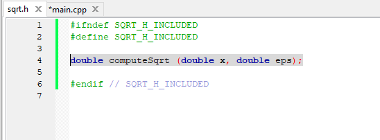 Solved sqrt.h X *main.cpp X 1 #ifndef SORT_H_INCLUDED 2 | Chegg.com