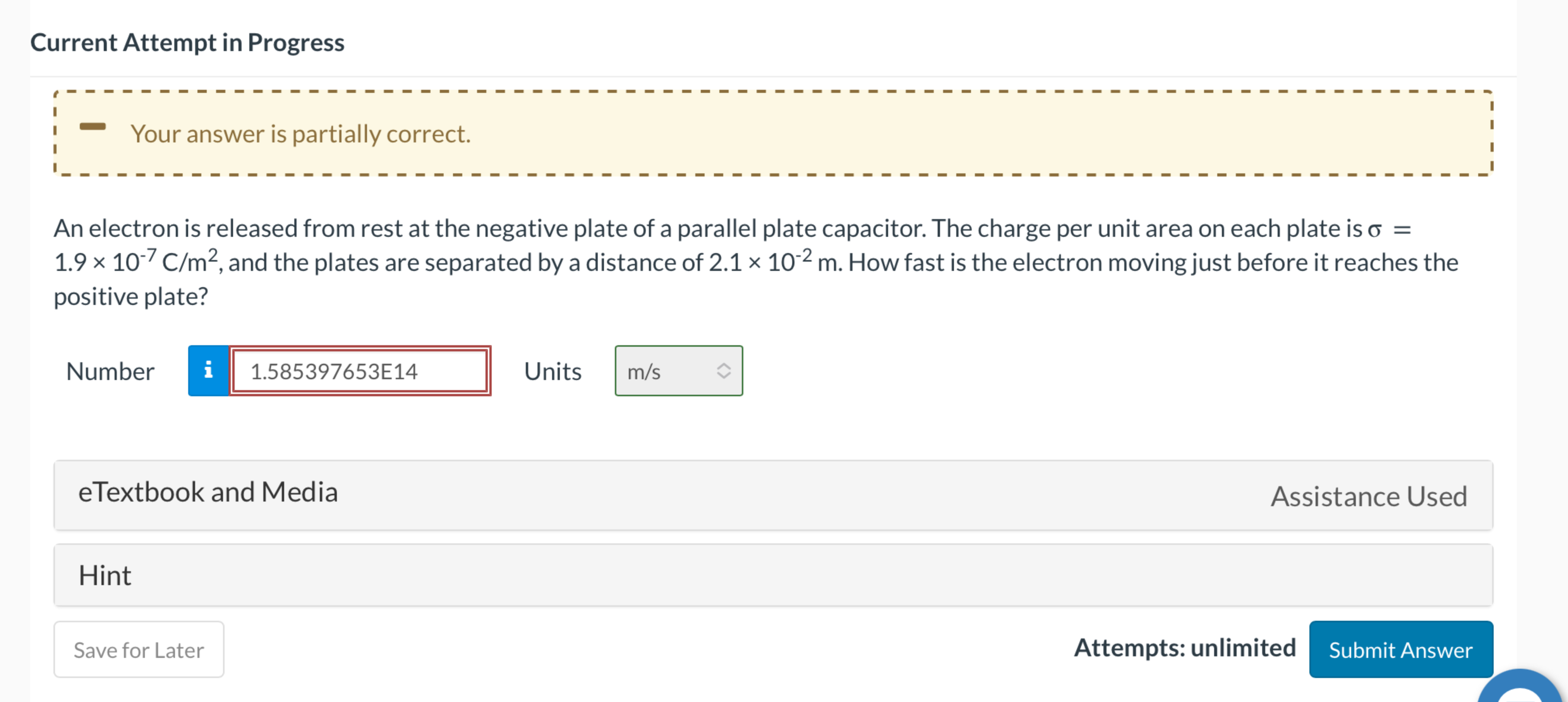 [Solved]: Current Attempt in Progress Your answer is partia
