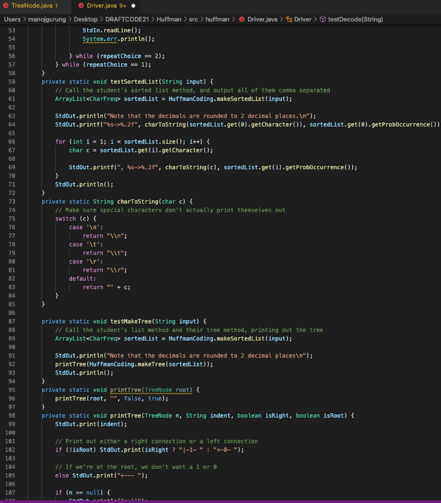 Huffman Coding - 100 course points The purpose of | Chegg.com