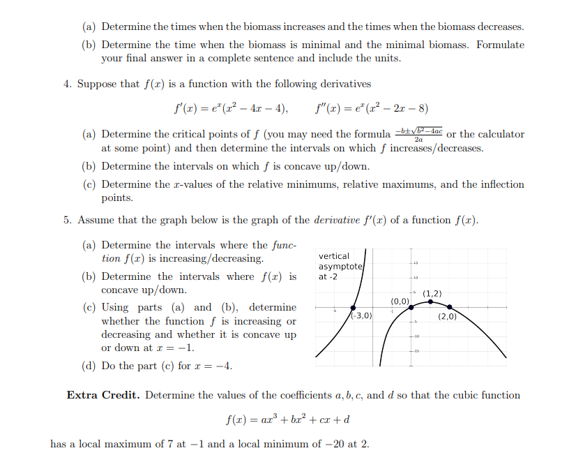 Solved 1. Let f(x)=x3+3x2−24x−27. (a) Determine the | Chegg.com