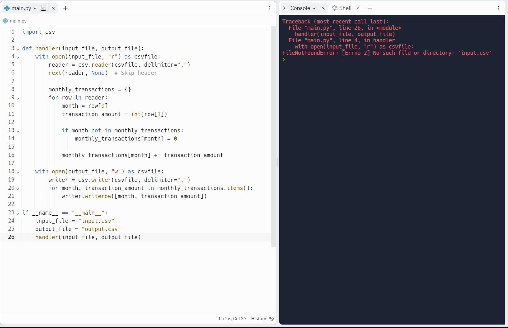 Solved hello! why do i keep getting this error :( how can i | Chegg.com