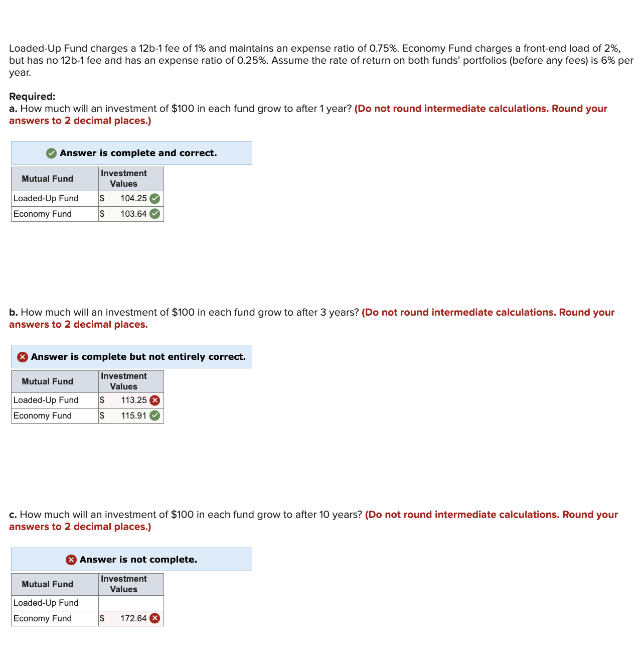 Solved Please help me with the answers that I got wrong | Chegg.com
