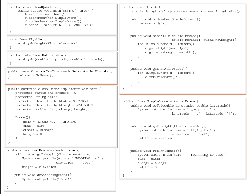 public class HeadQuarters \{ public static vo1d | Chegg.com