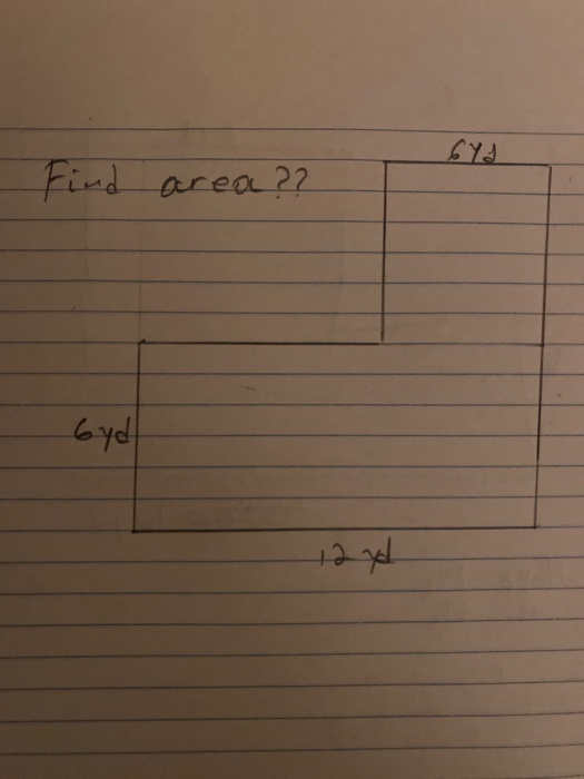 Solved 6 ya Find area?? pha | Chegg.com