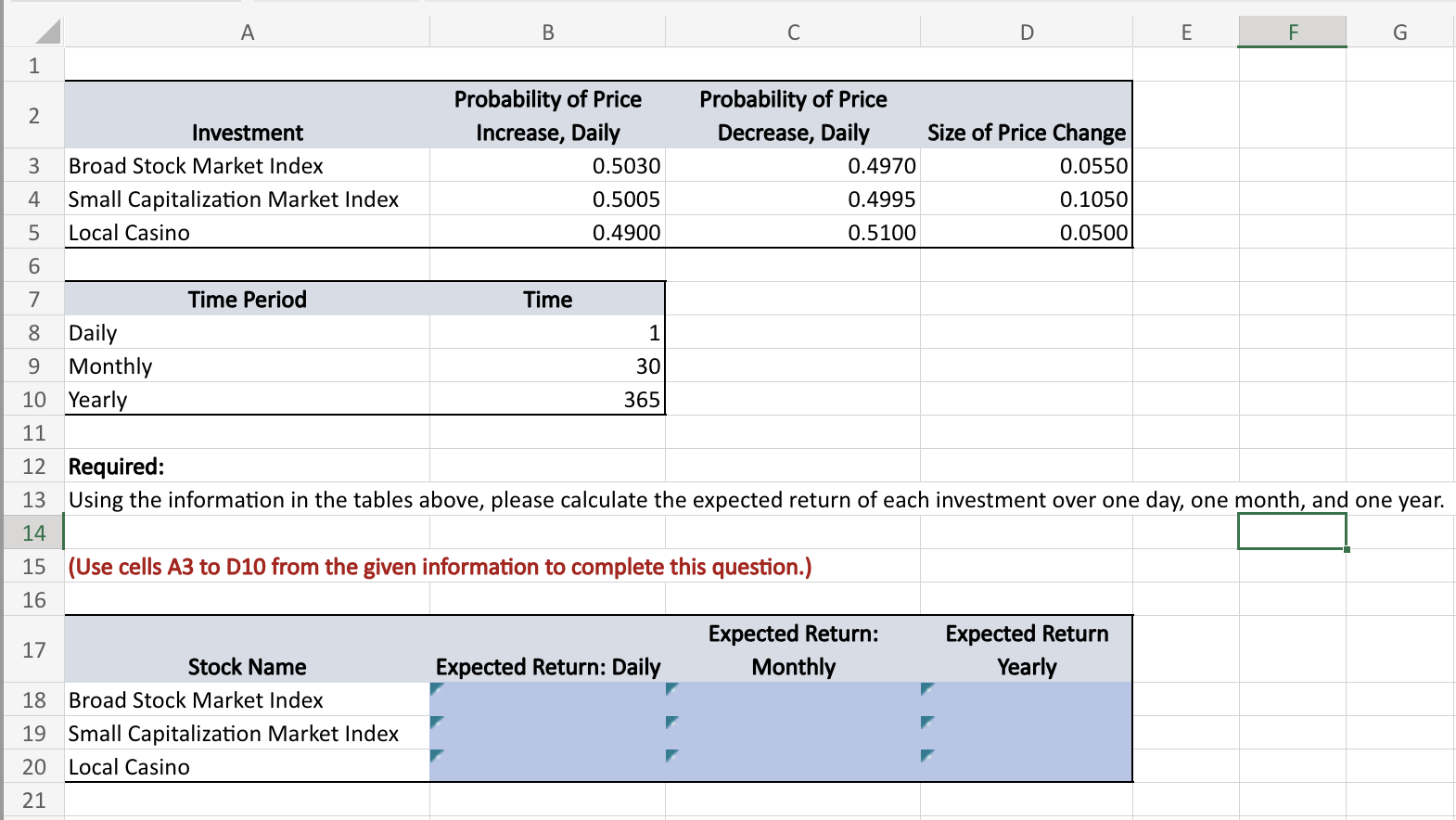 Solved PLEASE SHOW WORK WITH EXCEL | Chegg.com
