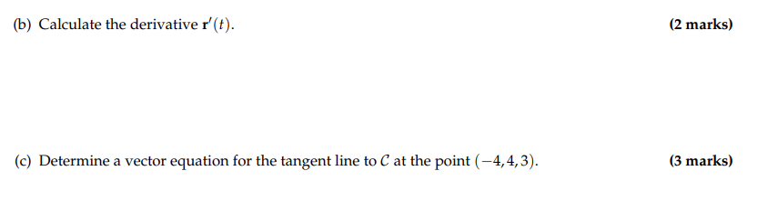 Solved Consider the vector function r:[−1,4]→R3 given by | Chegg.com