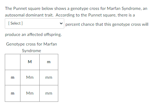 Solved The Punnet square below shows a genotype cross for | Chegg.com