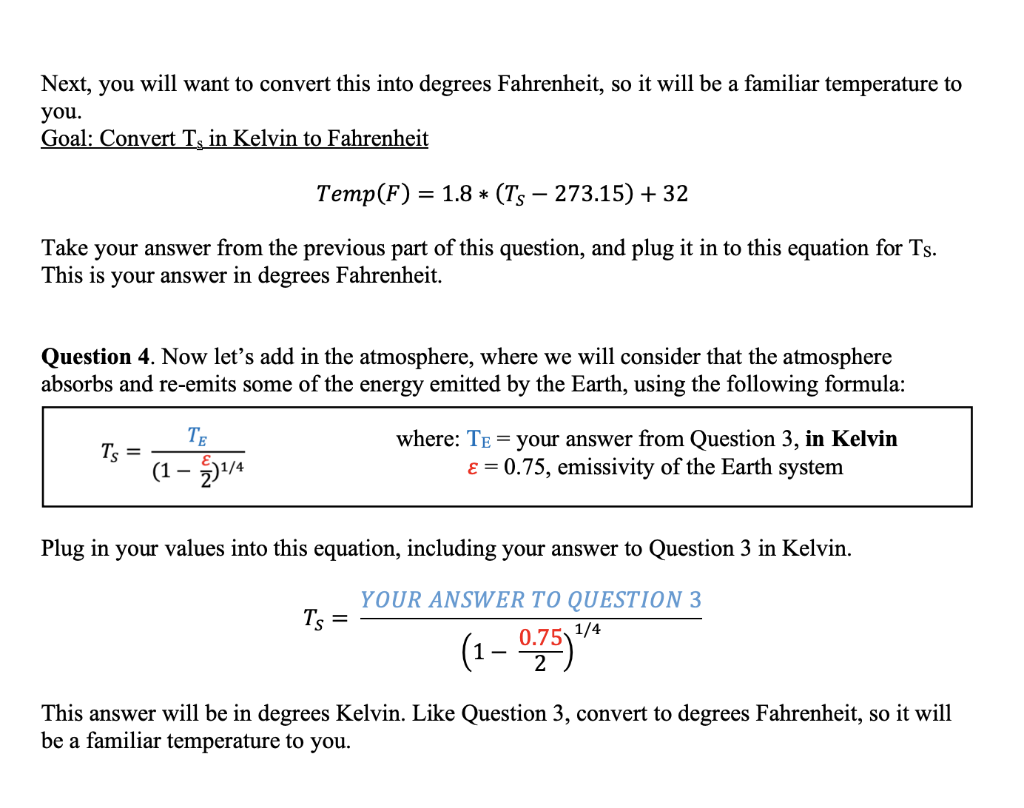 Solved There are two equations that we need to know for | Chegg.com