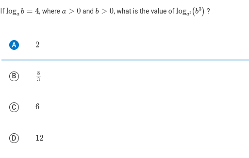 Solved If logab=4, ﻿where a>0 ﻿and b>0, ﻿what is the value | Chegg.com