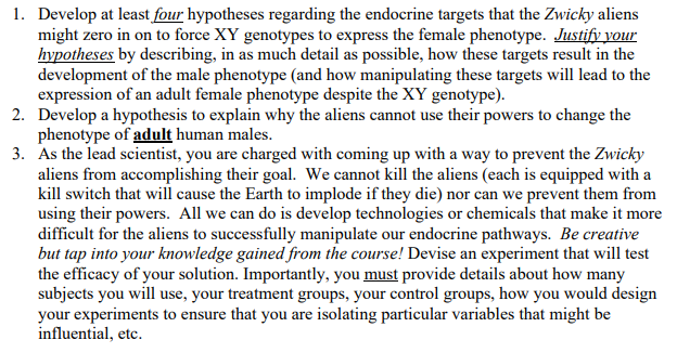 Solved It is the year 2304 and aliens from the I Zwicky 18 | Chegg.com