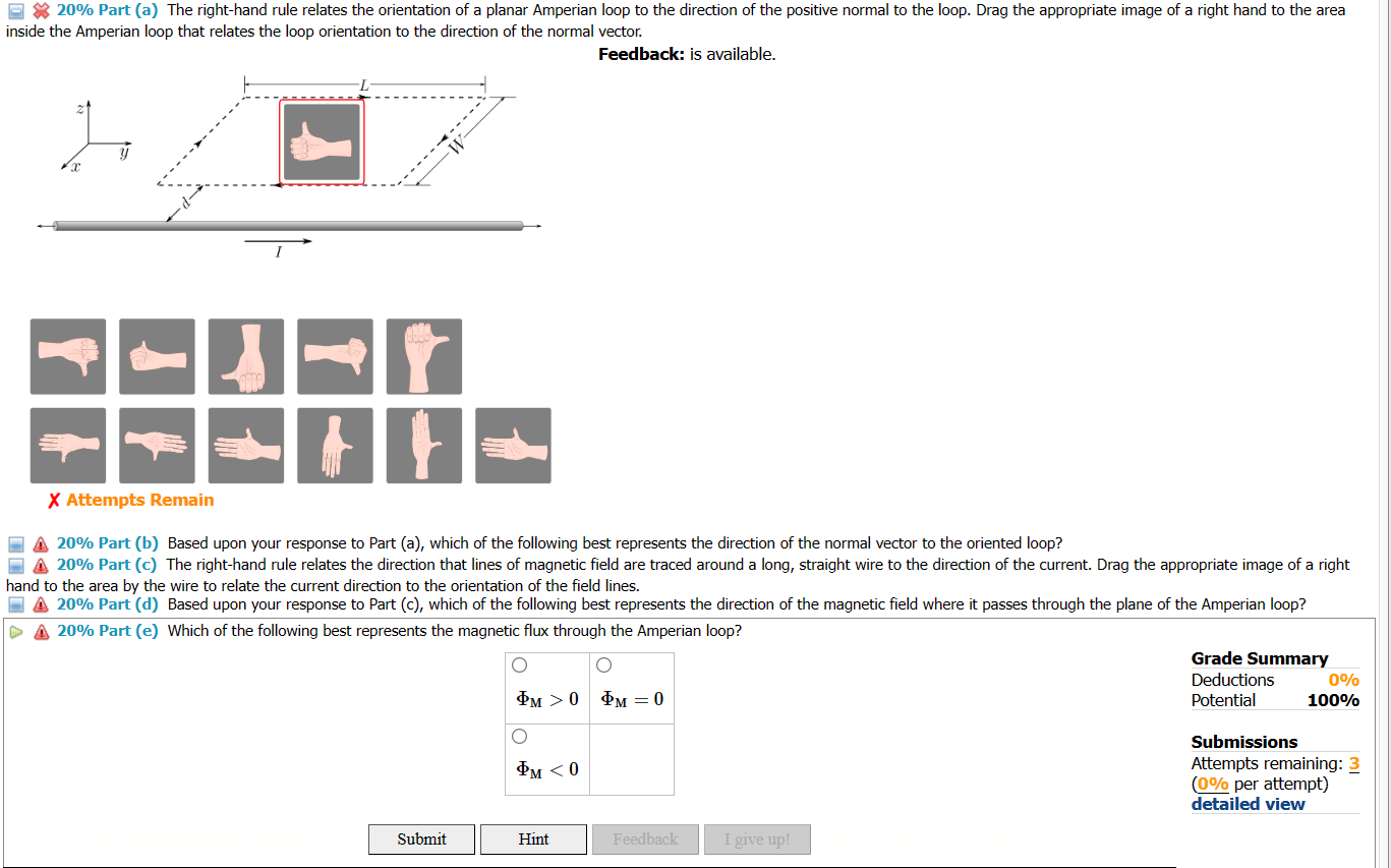 Solved [i] inside the Amperian loop that relates the loop | Chegg.com