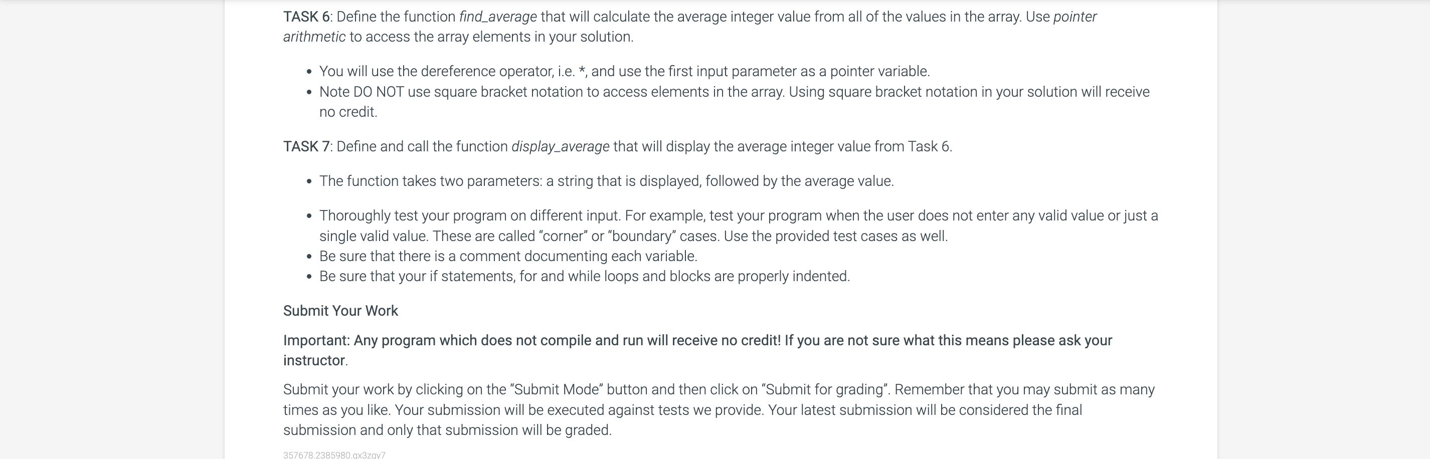 Solved Programming Assignment Write a program that prompts | Chegg.com