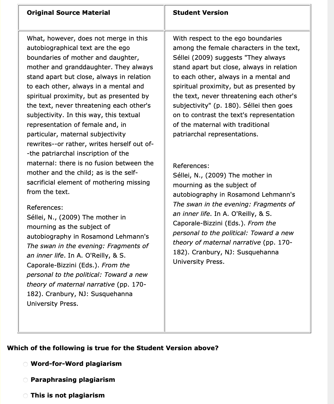 Please help me answer these plagiarism questions. | Chegg.com