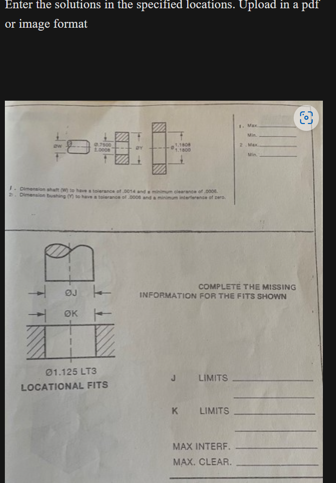 Solved Enter the solutions in the specified locations. | Chegg.com