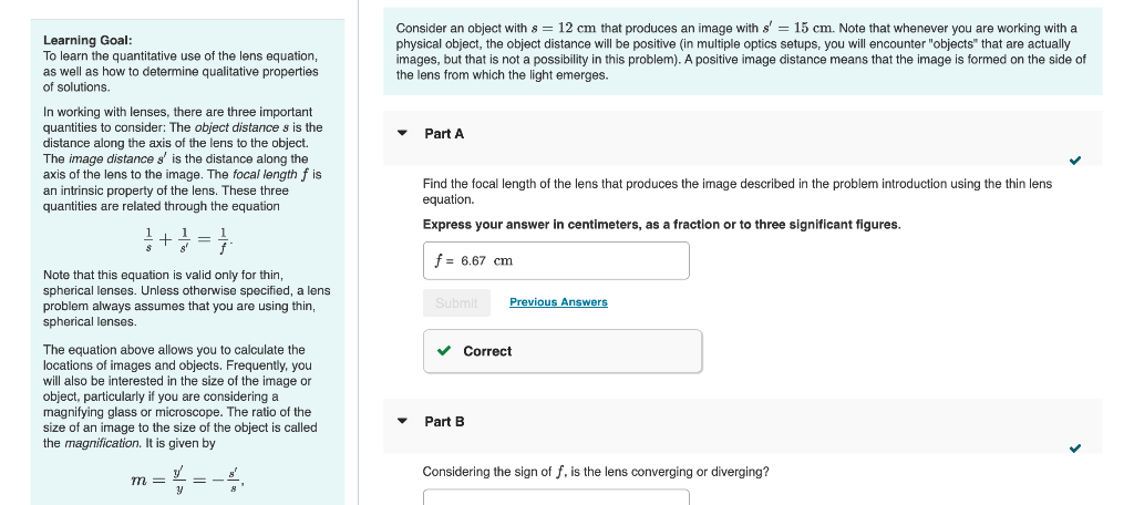 Learning Goal: To learn the quantitative use of the | Chegg.com
