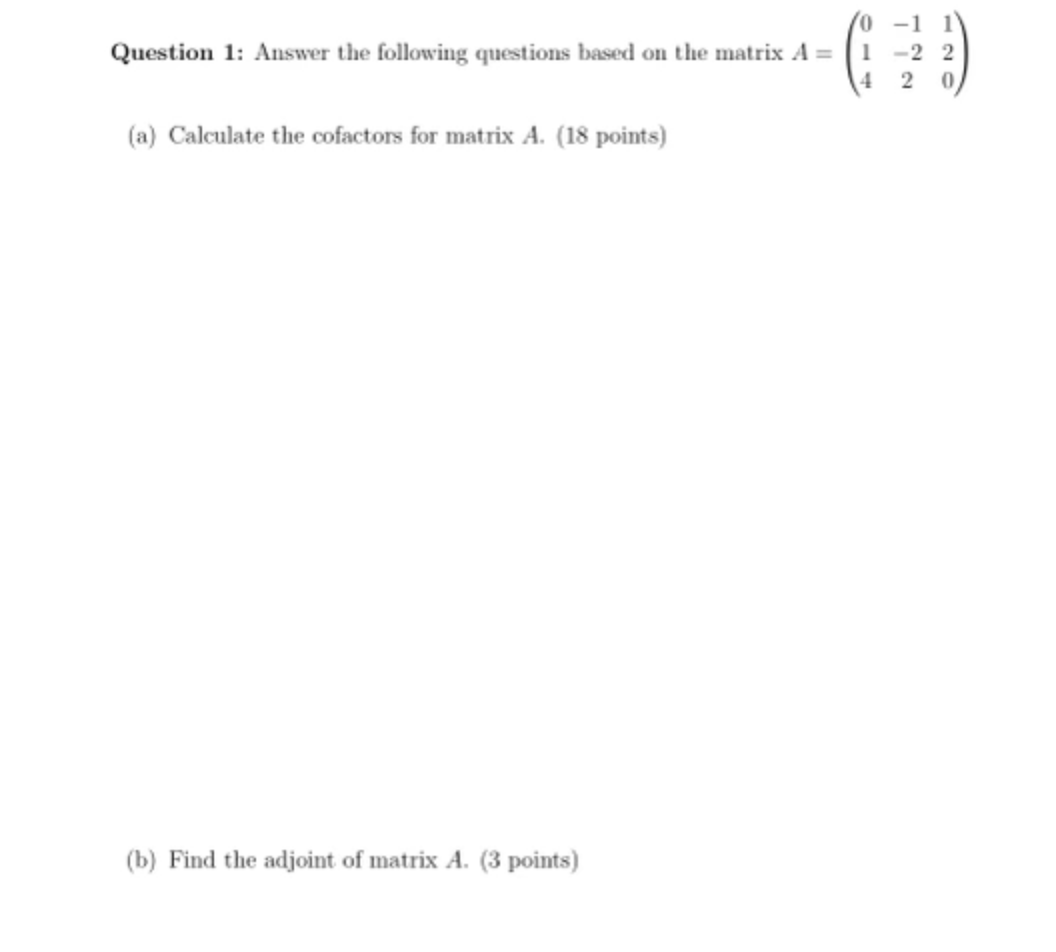 Solved Question 1: Answer the following questions based on | Chegg.com