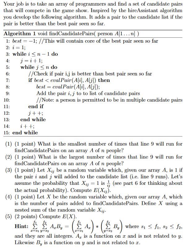 1 Your job is to take an array of programmers and | Chegg.com