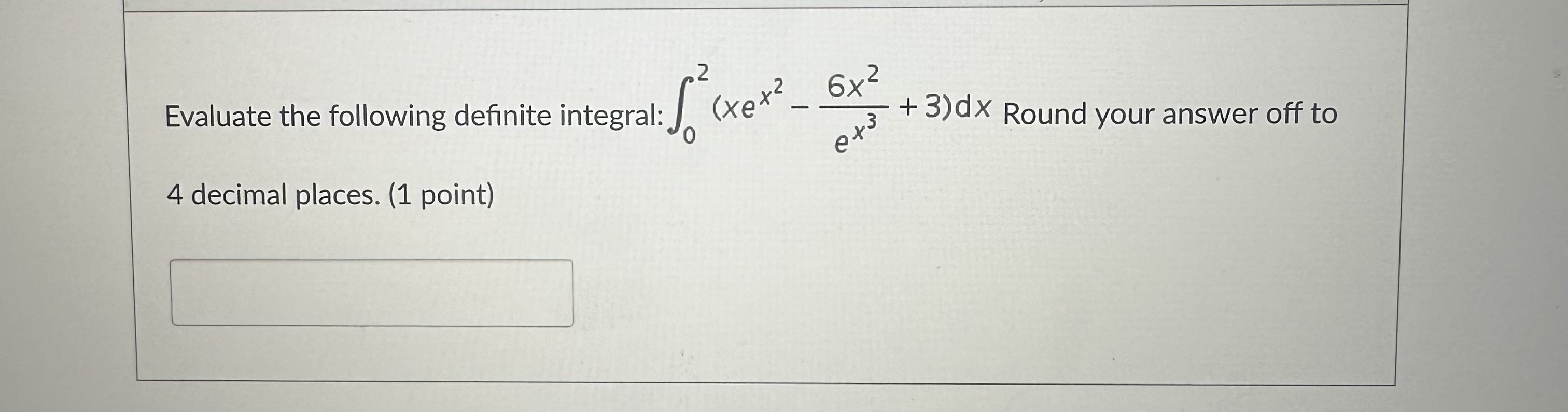 Solved Evaluate the following definite integral: | Chegg.com