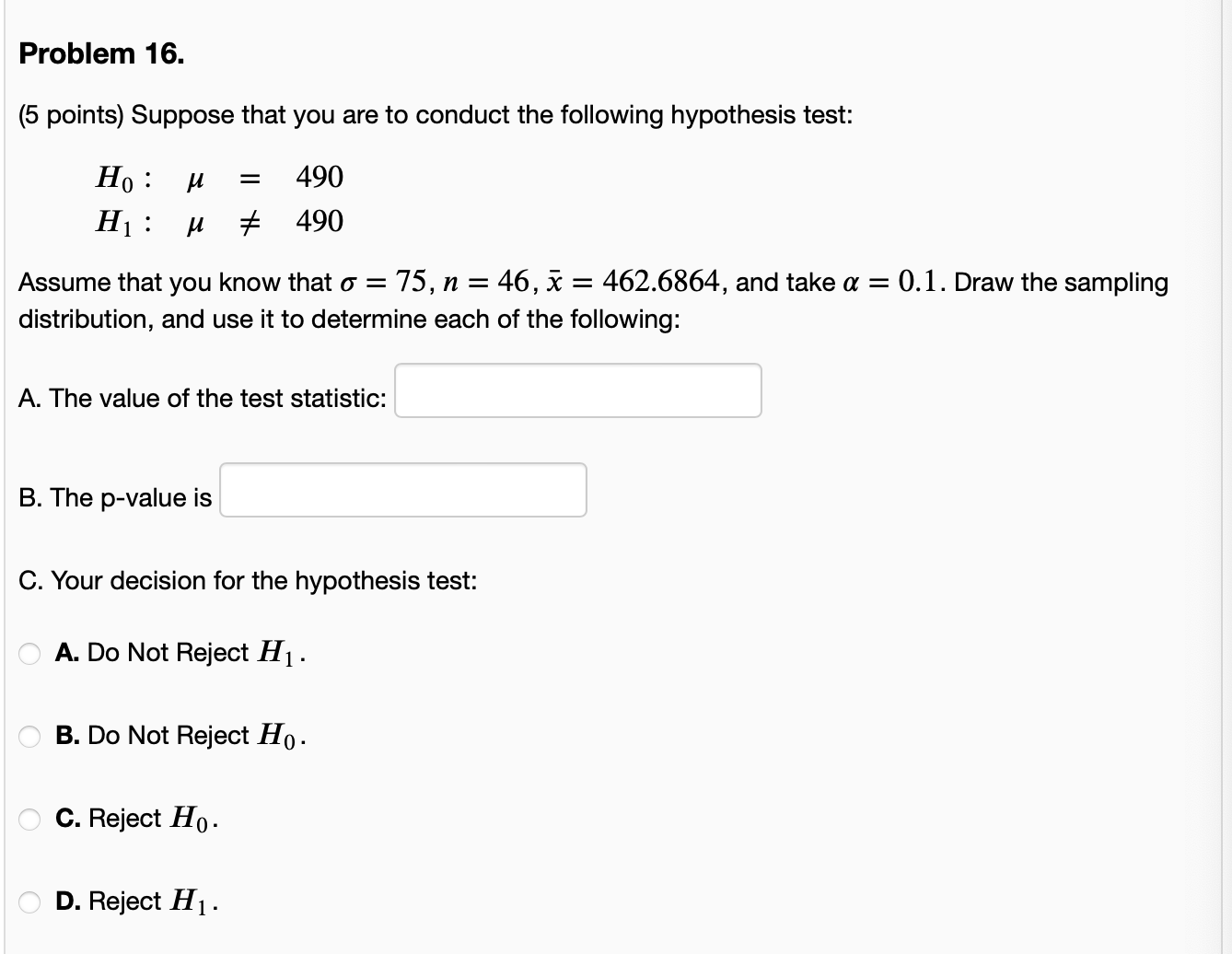 Solved Problem 16. (5 points) Suppose that you are to | Chegg.com Solved Problem 16. (5 points) Suppose that you are to | Chegg.com