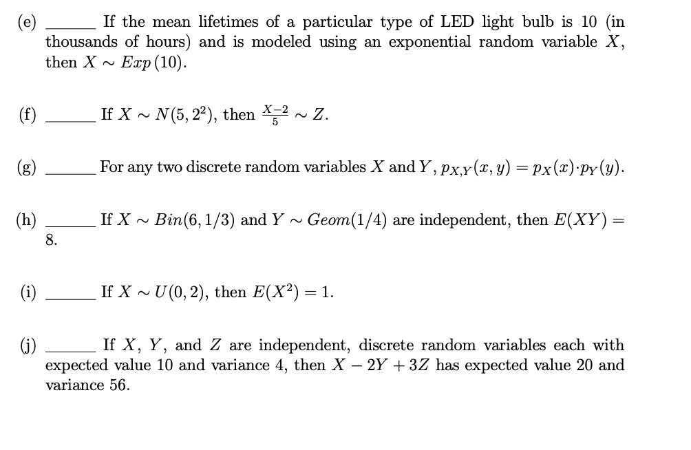 Solved If the mean lifetimes of a particular type of LED | Chegg.com