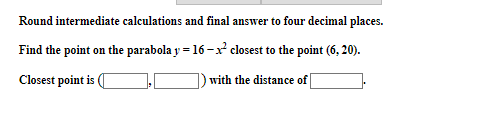 Solved Round intermediate calculations and final answer to | Chegg.com