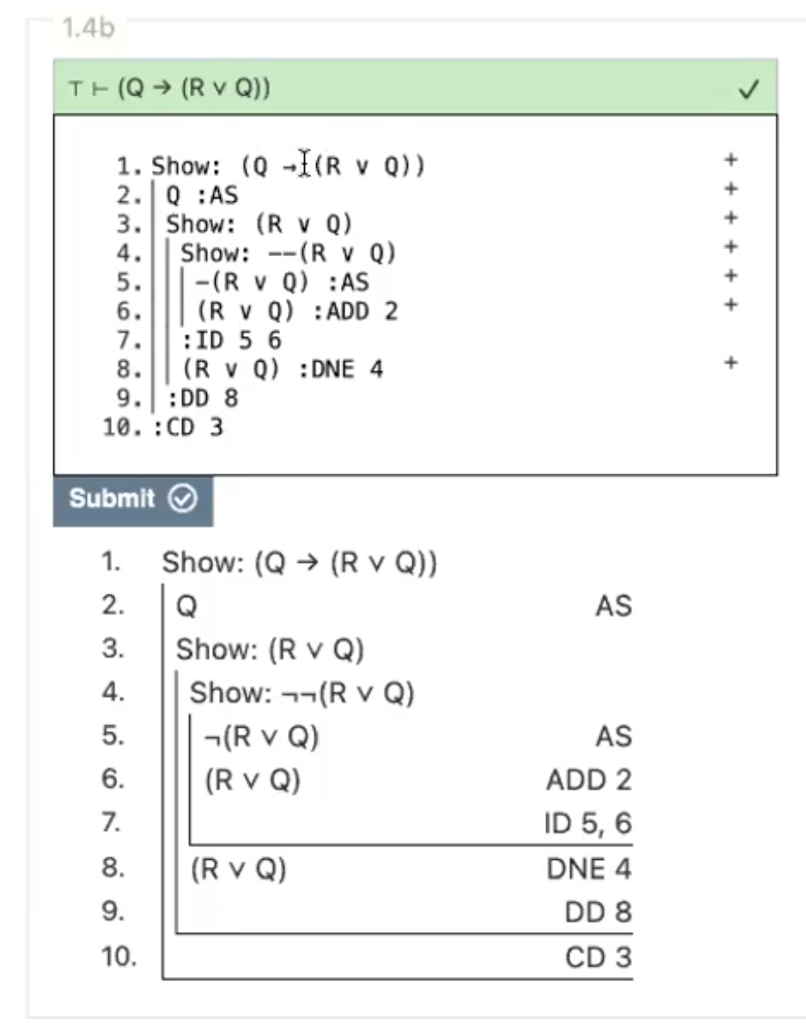Solved Symbolic Logic Derivations to be completed using | Chegg.com