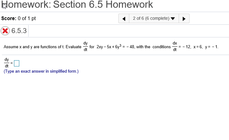 Solved Homework Section 6 5 Homework Score 0 Of 1 Pt 2 Of