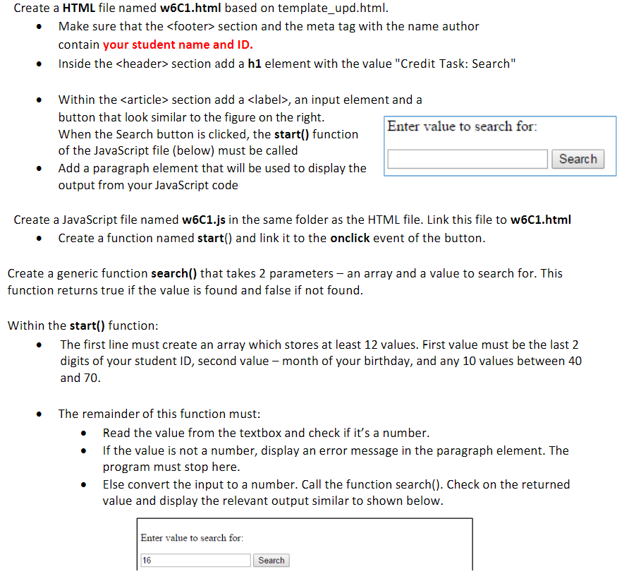 Solved Create a HTML file named w6c1.html based on | Chegg.com