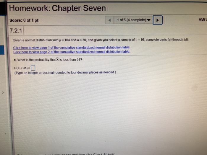 Solved Homework Chapter Seven Score 0 Of 1 Pt 7 2 1 1 Of 6