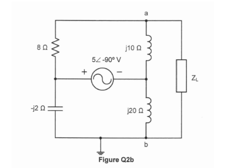 Solved b) Based on the circuit shown in Figure Q2b; i) | Chegg.com