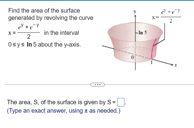 Solved Find the area of the surface generated by revolving | Chegg.com
