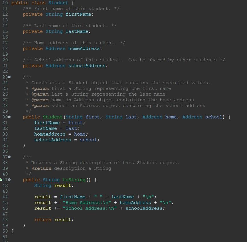 Solved Project 1: (package q1) Modify the Student class from | Chegg.com