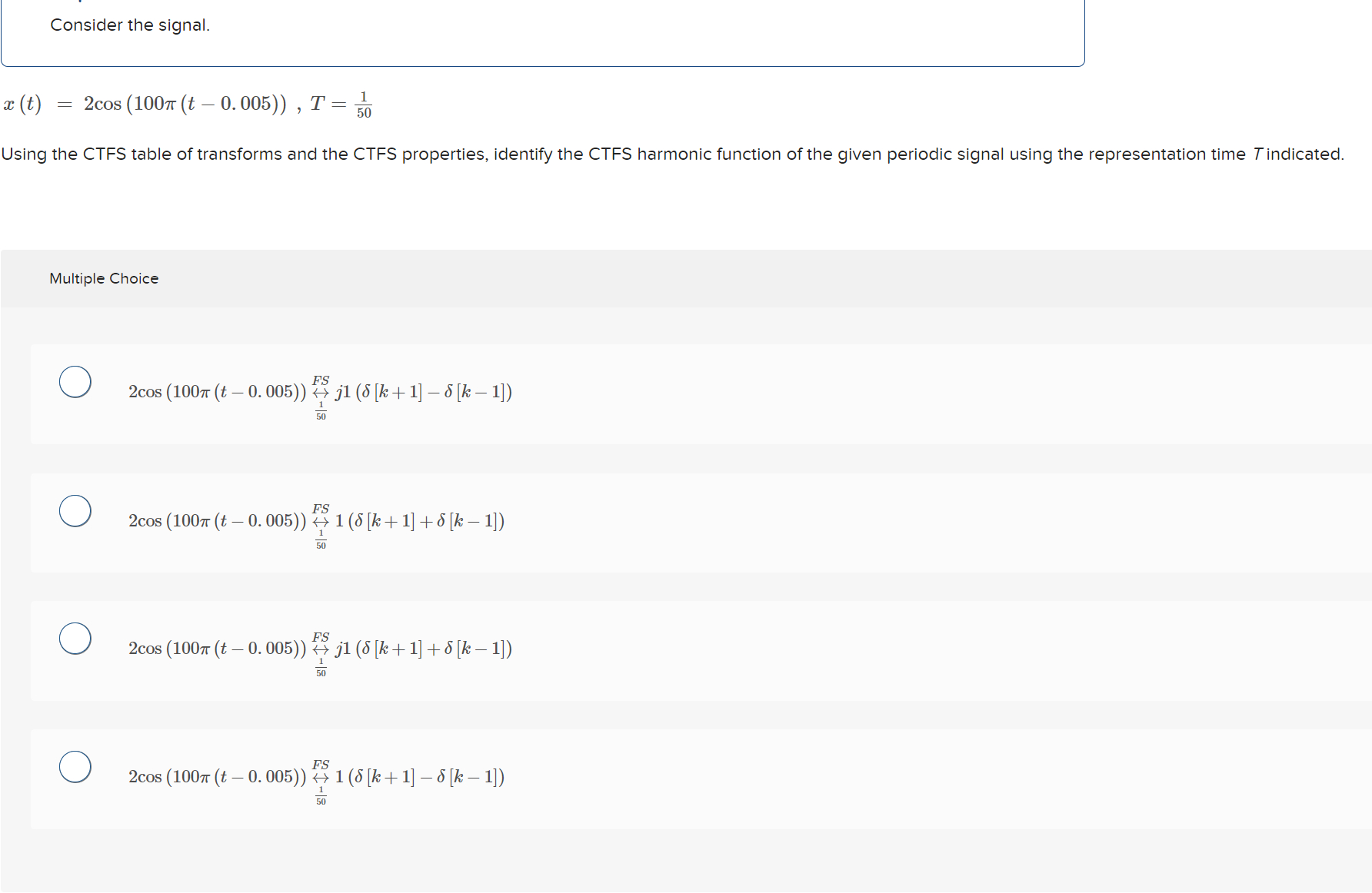 Solved Consider the signal and please show each | Chegg.com