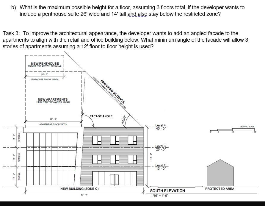 Solved b) What is the maximum possible height for a floor, | Chegg.com