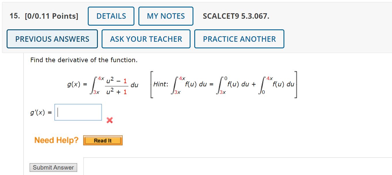Solved Show me the steps to solve Find the derivative of the | Chegg.com