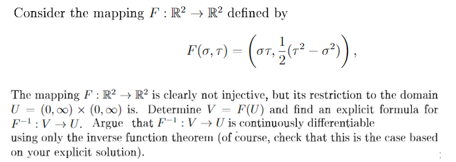 Solved Consider the mapping F: R2 → R2 defined by F(0,1)= | Chegg.com
