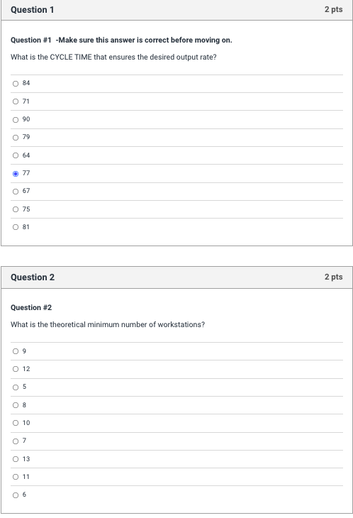 Solved Module 3 Line Balancing Exercise SCM 300 AZ Devices | Chegg.com