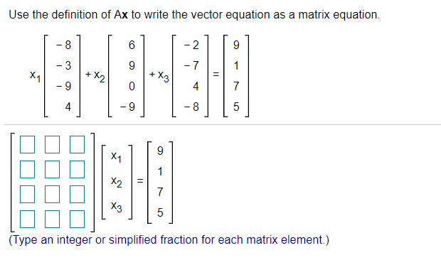 Solved Compute the product using (a) the definition where Ax | Chegg.com