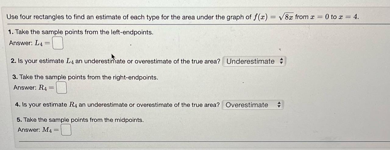 Solved Suppose f(x)=x15. (a) The rectangles in the graph on | Chegg.com