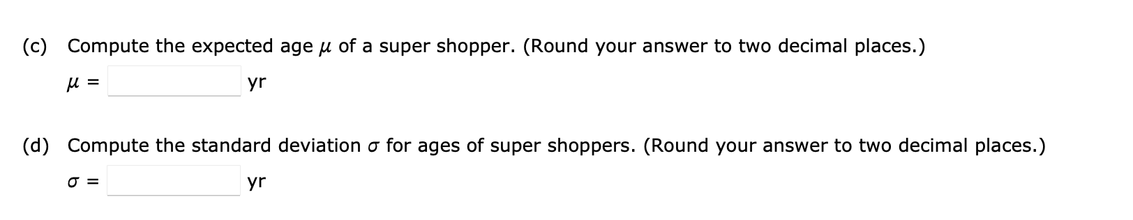 Solved For the 62-and-over group, use the midpoint 67 years. | Chegg.com
