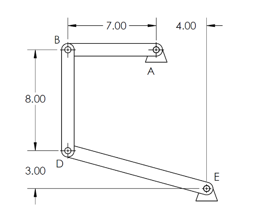 Solved In the position shown, rod AB has an angular velocity | Chegg.com
