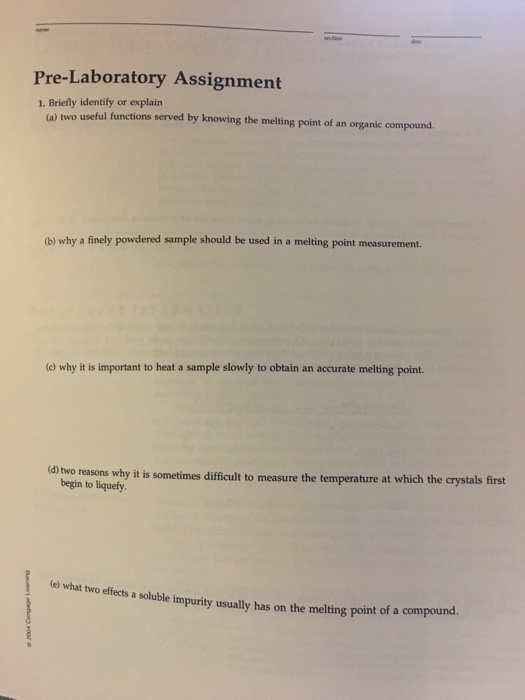 Solved Pre-Laboratory Assignment 1. Briefly identify or | Chegg.com