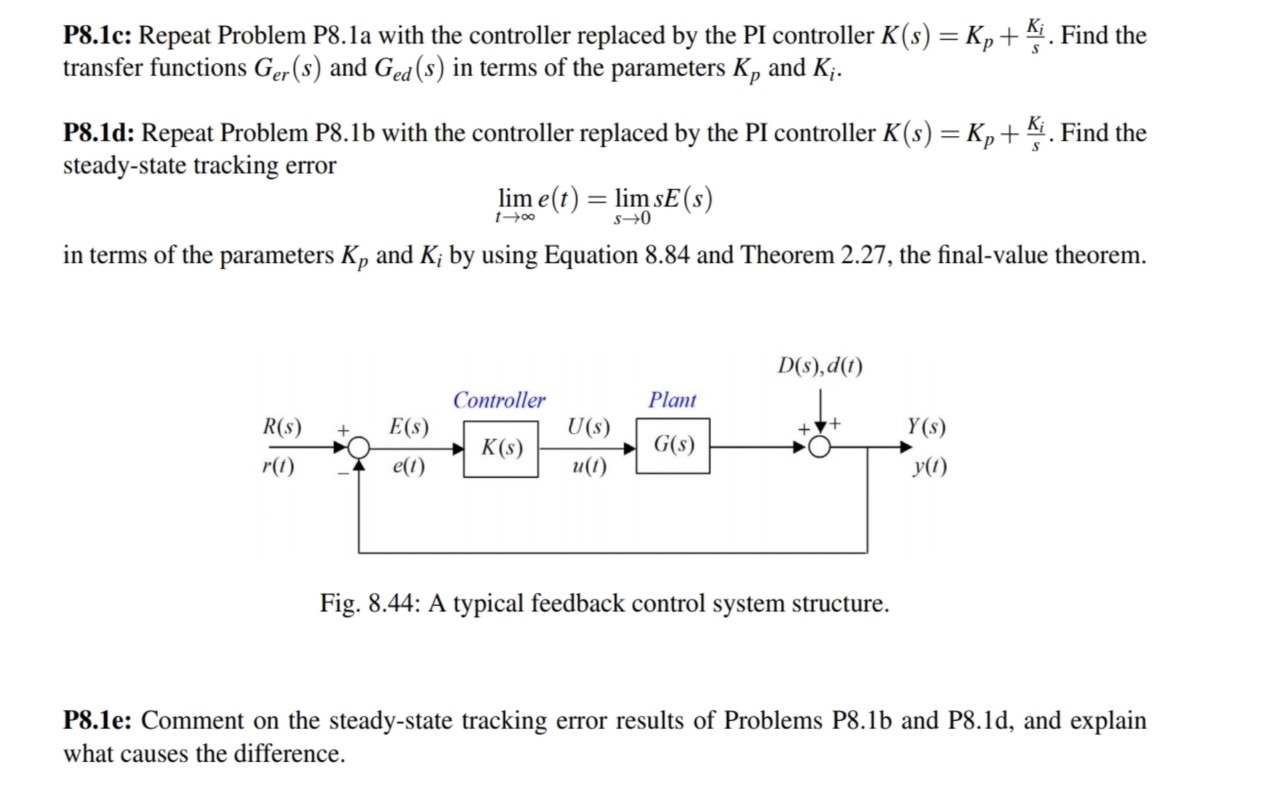 Solved 8.8 Exercise Problems P8.la: Consider the typical | Chegg.com