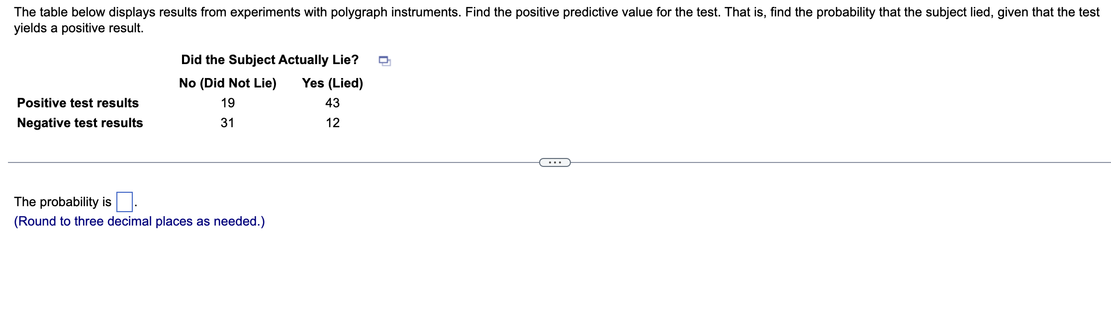 Solved The probability is (Round to three decimal places as | Chegg.com Solved The probability is (Round to three decimal places as | Chegg.com