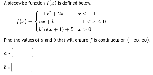 Solved A piecewise function f(x) ﻿is defined | Chegg.com